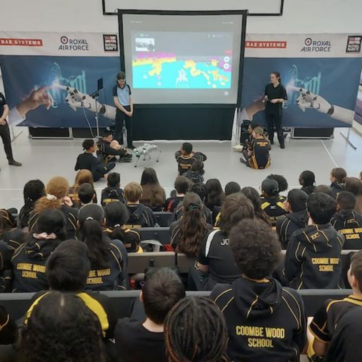 Coombe Wood School - Coombe Wood students attend the BAE systems roadshow